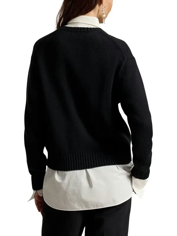 Polo Ralph Lauren Holiday Polo Bear Cotton Crewneck