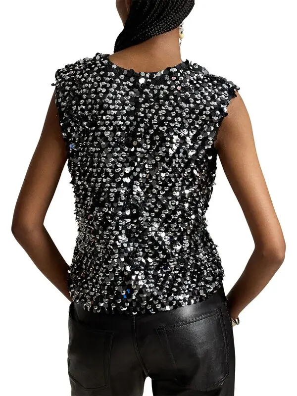 Polo Ralph Lauren Sequin-embellished Tank Top By