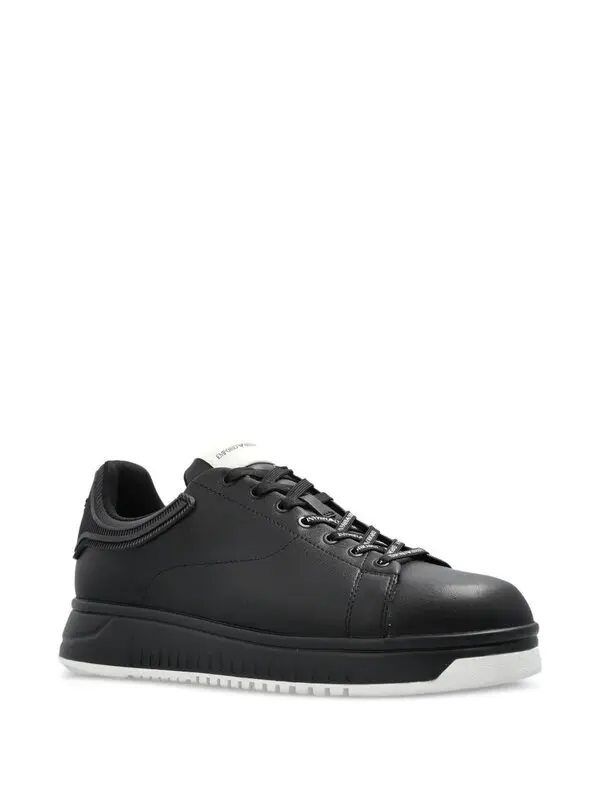 Emporio Armani Leather Sneakers