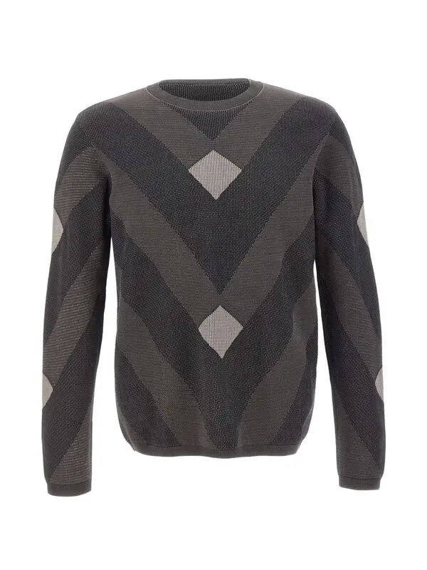 Emporio Armani Cotton Crewneck Sweater