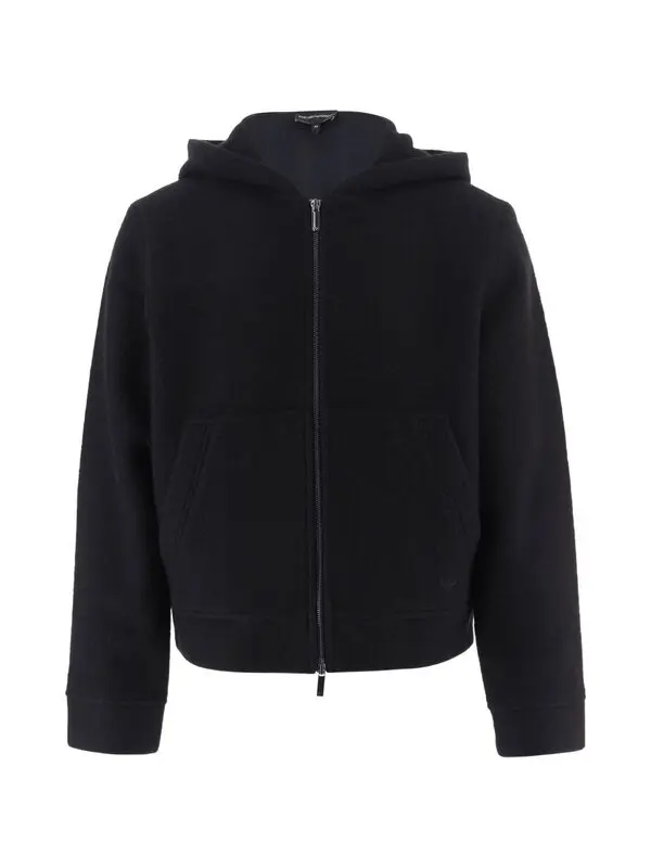 Emporio Armani Wool Blend Blouson Jacket