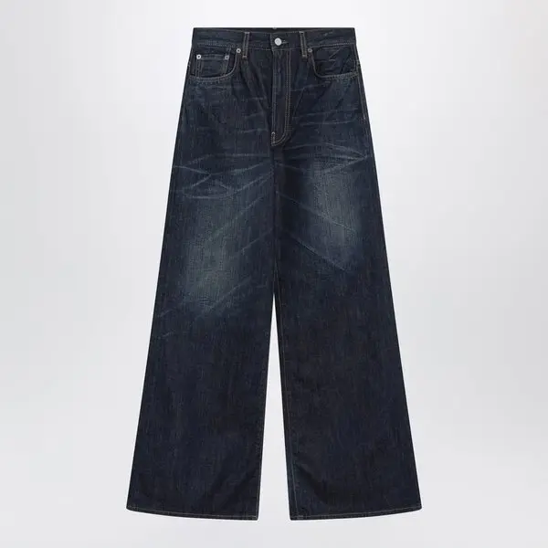 Acne Studios Dark Jeans In Faded Denim
