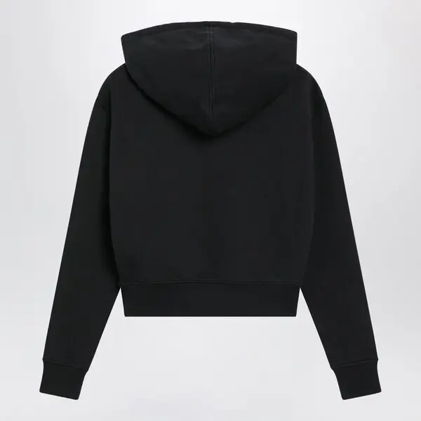 AMI Paris De Coeur Hooded Sweatshirt - Black