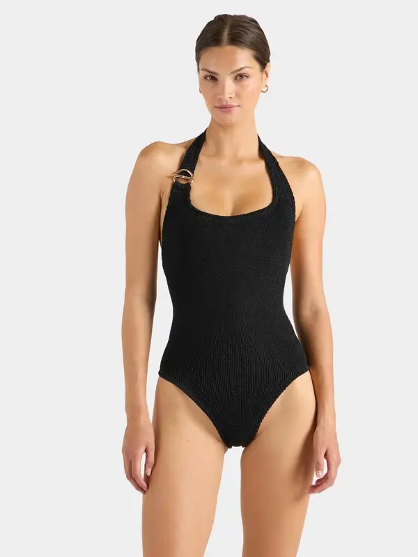 Hunza G Sandy T Bar Swim - Black