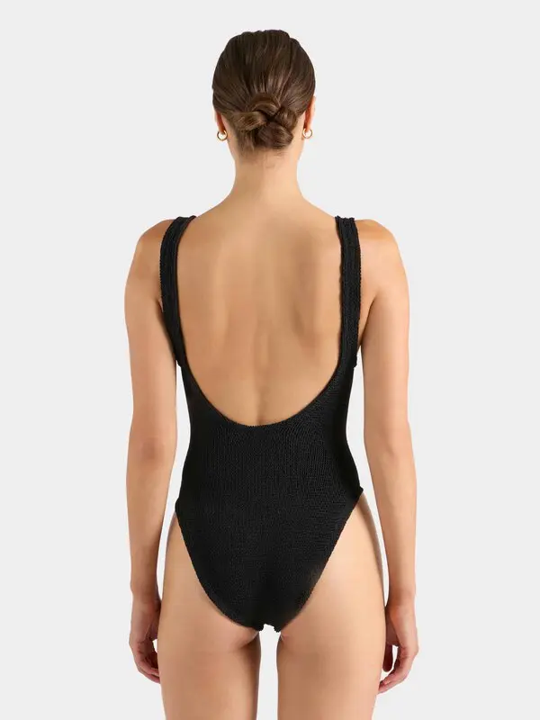Hunza G Domino T Bar Swim - Black