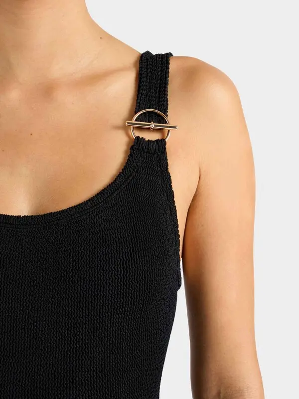 Hunza G Domino T Bar Swim - Black