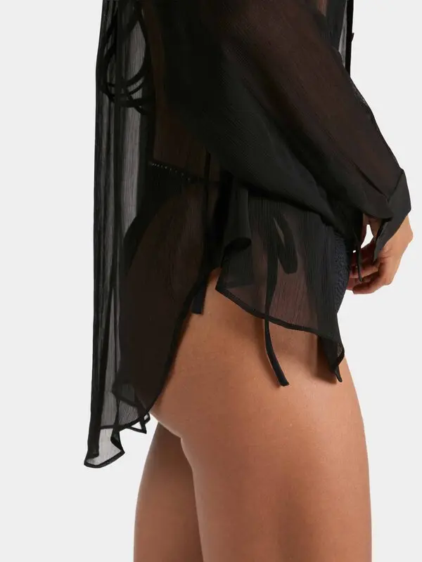 Hunza G Oversized Shirt Sheer