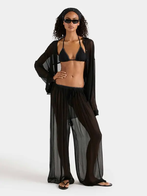 Hunza G Oversized Shirt Sheer