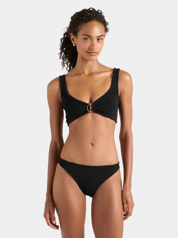 Hunza G Harlow T Bar Bikini - Black