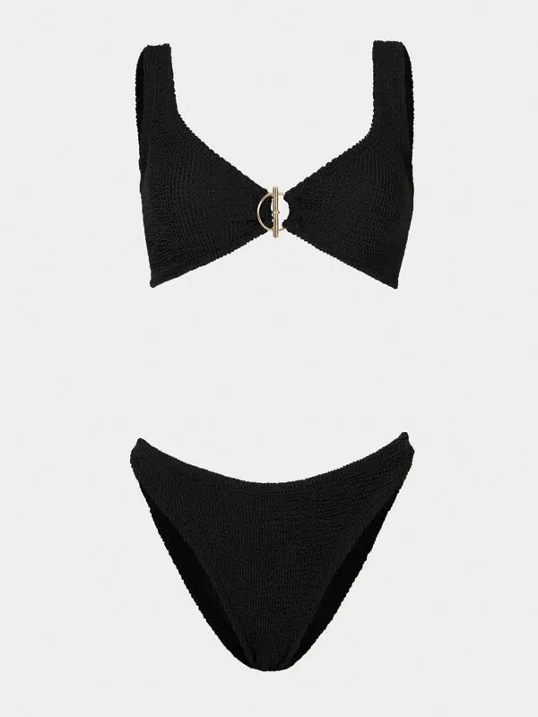 Hunza G Harlow T Bar Bikini - Black