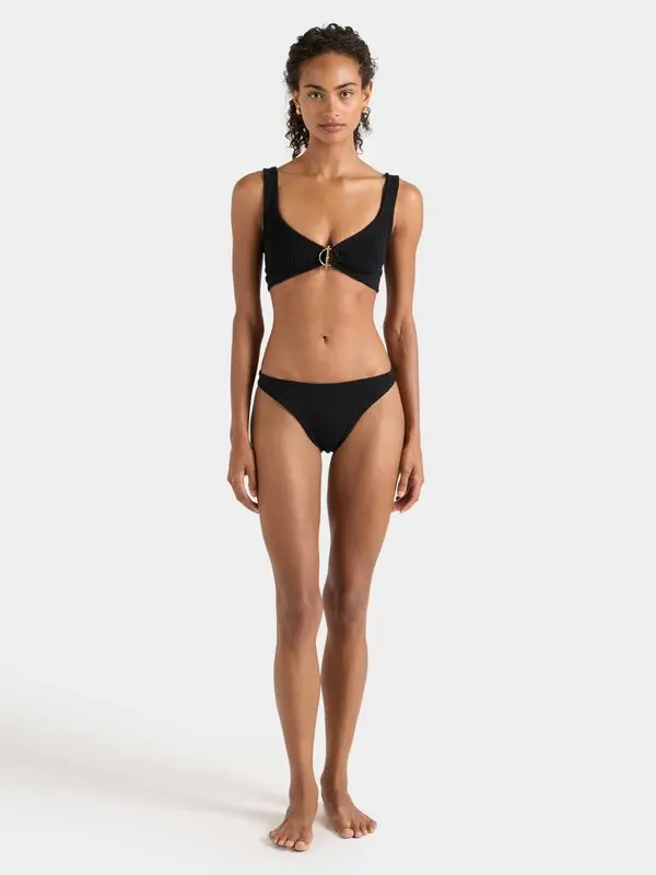 Hunza G Harlow T Bar Bikini - Black