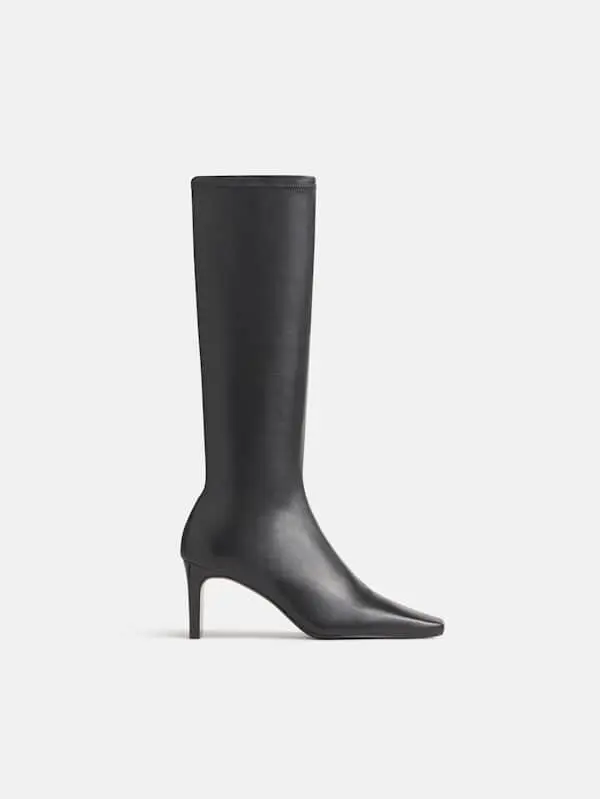 REFORMATION Rosa Stretch Knee Boot Stretch Leather