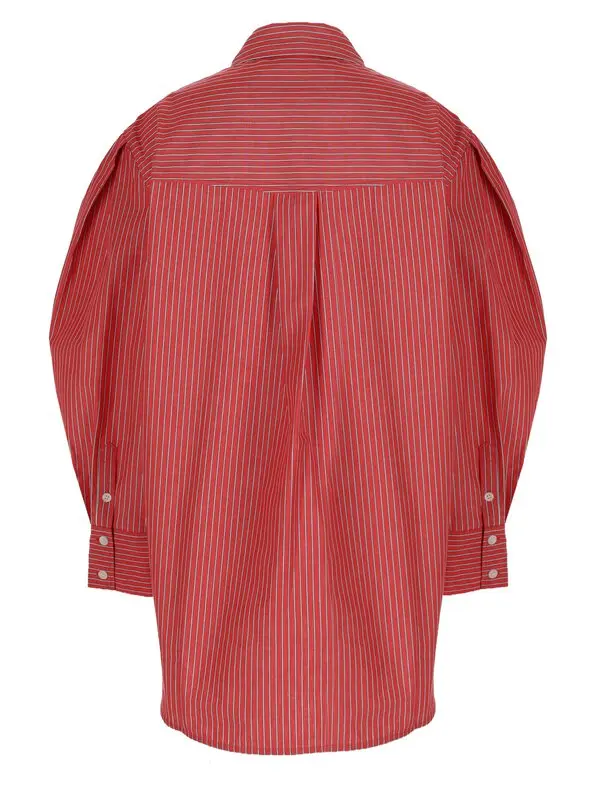 GANNI Camicia In Cotone A Righe