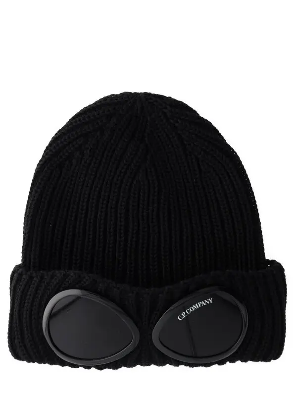 C.P. COMPANY C. P. Company Berretto Con Occhiale - Black