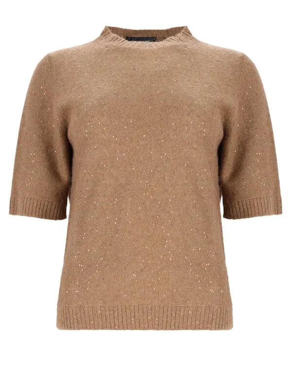 Fabiana Filippi Maglia In Lana Misto Seta E Cashmere