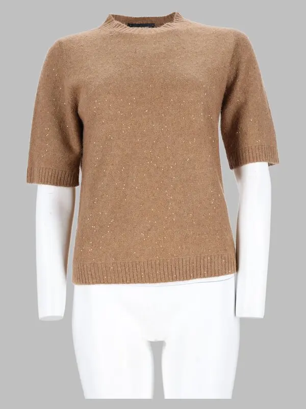 Fabiana Filippi Maglia In Lana Misto Seta E Cashmere