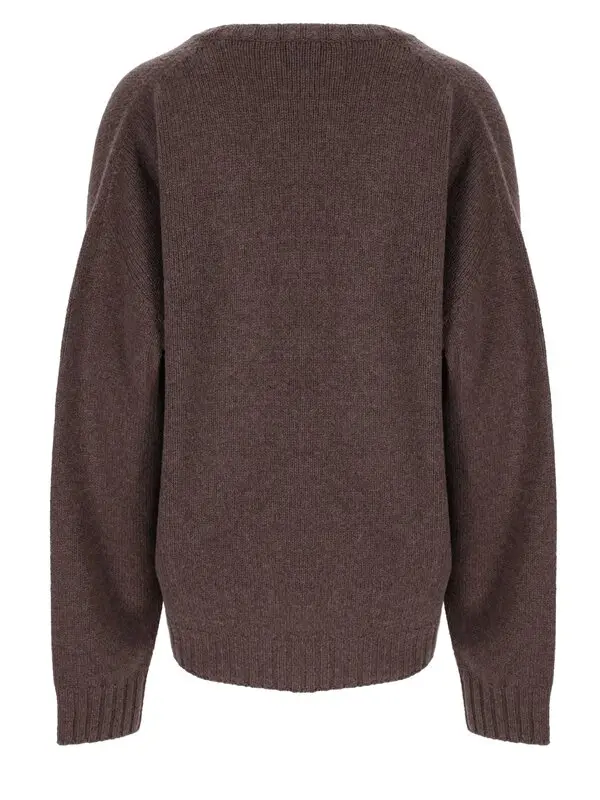 ALYSI Maglia "chunky" Con Scollo A V