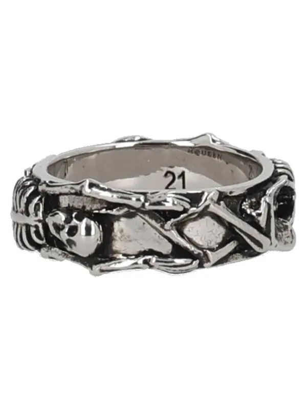 Alexander McQueen Anello "dancing Skeleton