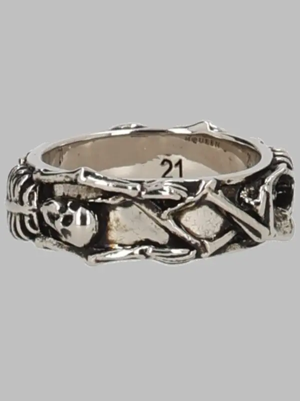 Alexander McQueen Anello "dancing Skeleton