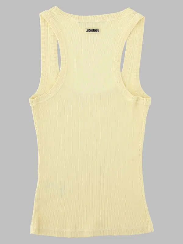 Jacquemus Tank Top "gros Grain - Yellow