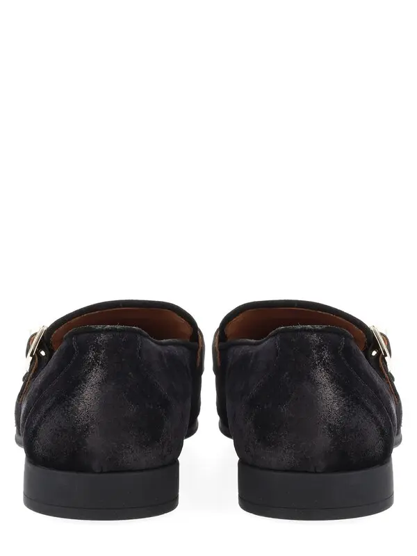 CORVARI Mocassino "1846" Con Fibbie - Black