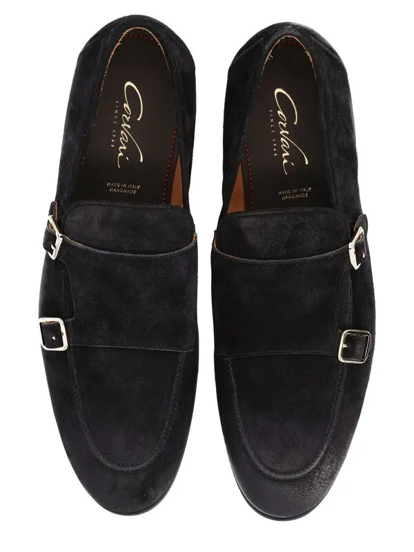 CORVARI Mocassino "1846" Con Fibbie - Black