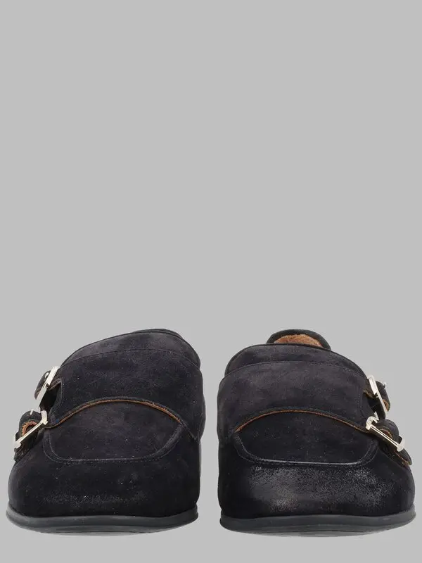 CORVARI Mocassino "1846" Con Fibbie - Black