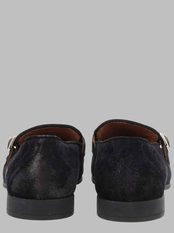 CORVARI Mocassino "1846" Con Fibbie - Black