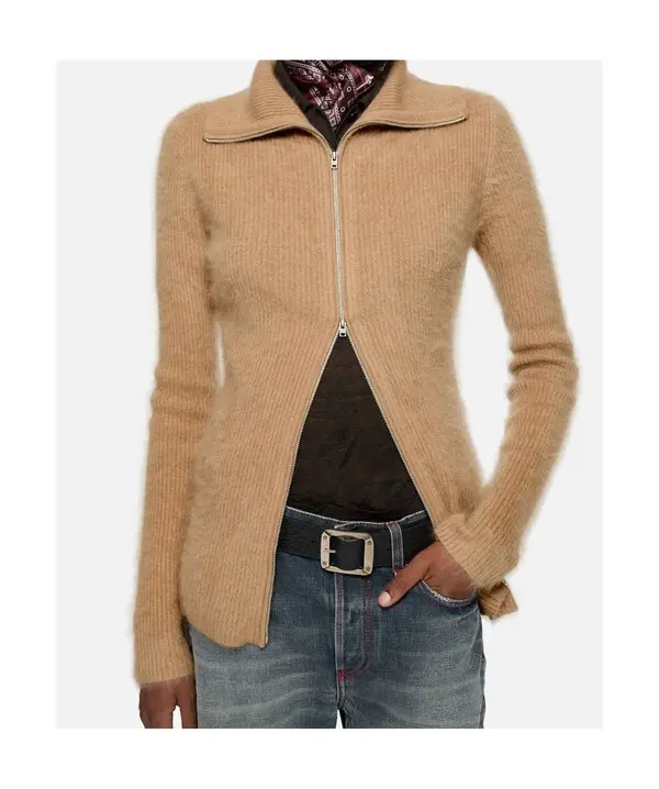 Acne Studios Cashmere Zip-up Cardigan
