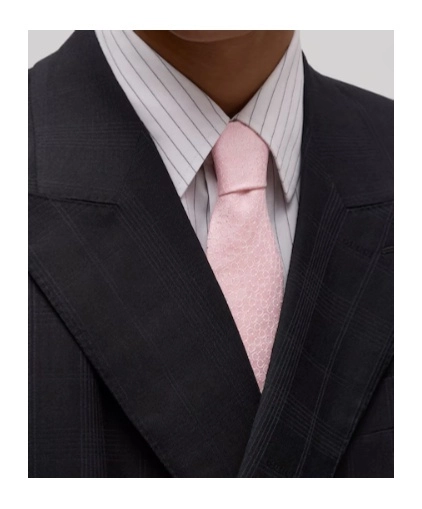 Gucci Horsebit Silk Jacquard Tie - Light Pink
