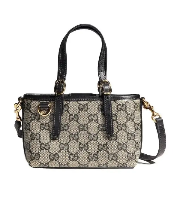 Gucci Gg Emblem Mini Bag - Beige/black
