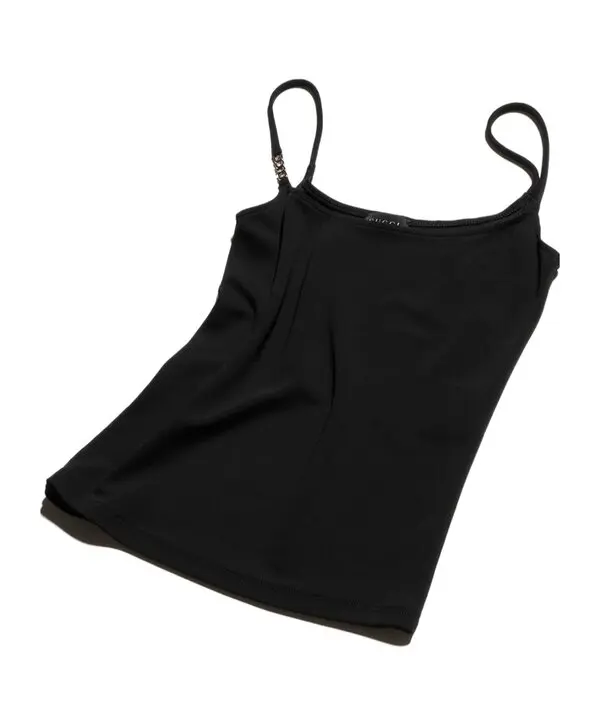 Gucci Viscose Crêpe Jersey Top - Black
