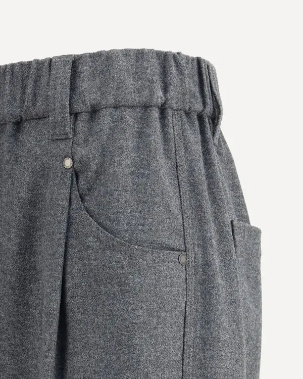Brunello Cucinelli Wool Pants - Grey