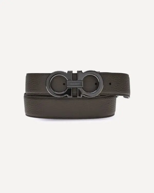 FERRAGAMO Reversible Gancini Belt