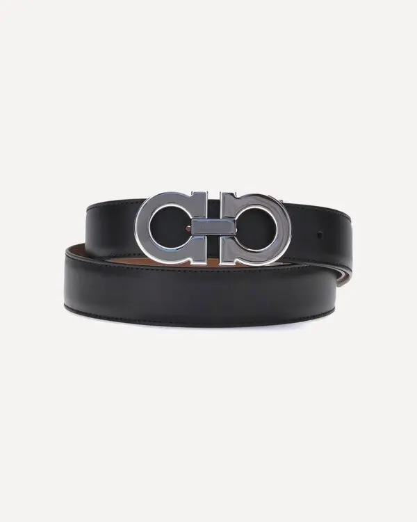 FERRAGAMO Gancini Reversible Belt