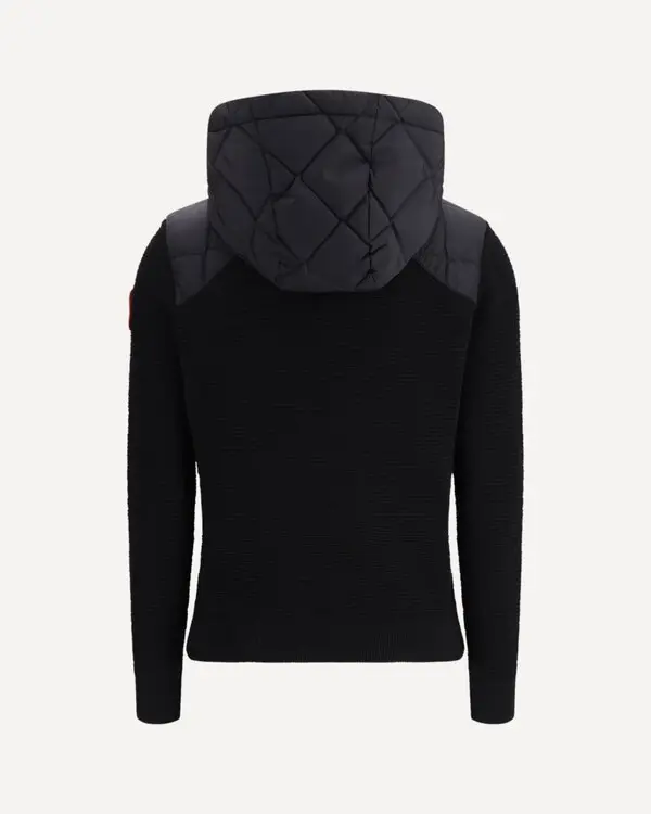 Canada Goose Hybridge Quilted Knit Hooded Down Jacket