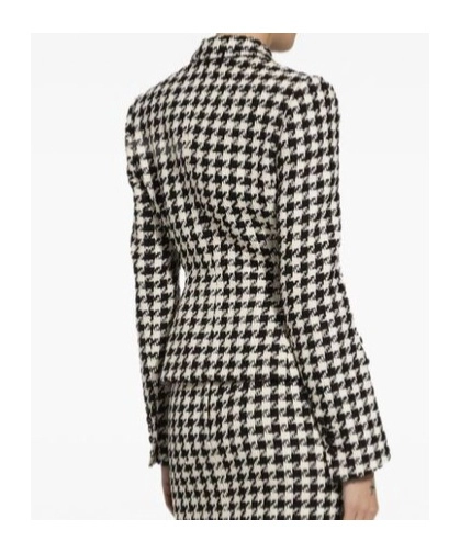 Dolce & Gabbana Dolce Gabbana Double-breasted Houndstooth Jacket
