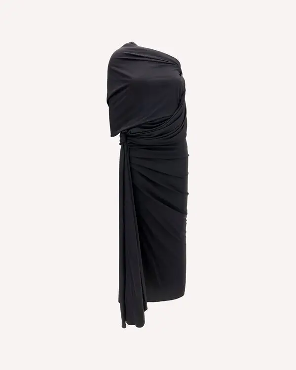 Balenciaga Draped Asymmetric Dress
