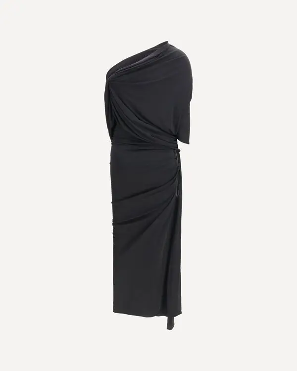 Balenciaga Draped Asymmetric Dress