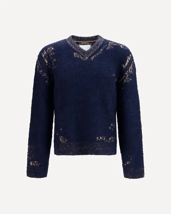 MAISON MARGIELA Acid V-neck Weater