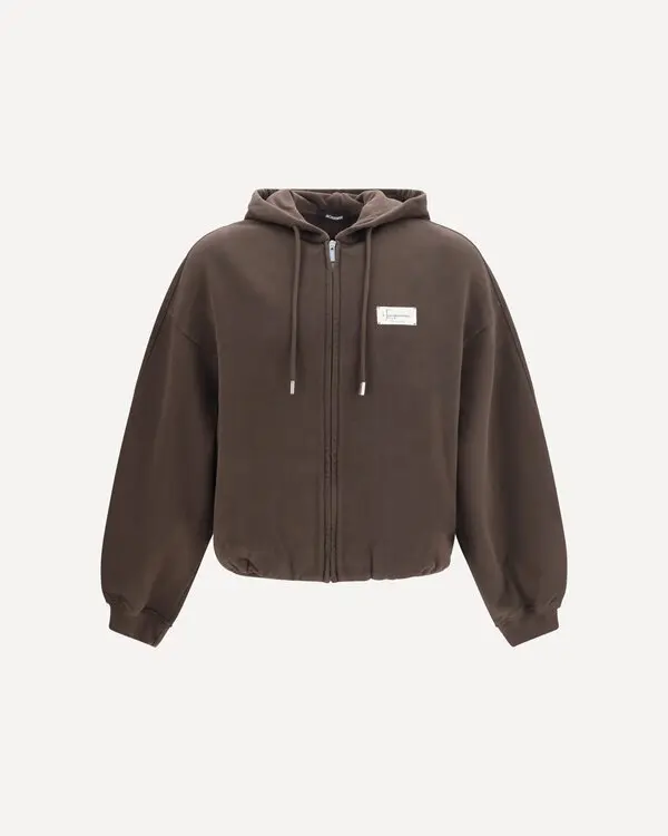 Jacquemus Le Ontaigne Hooded Sweatshirt Ale - Brown