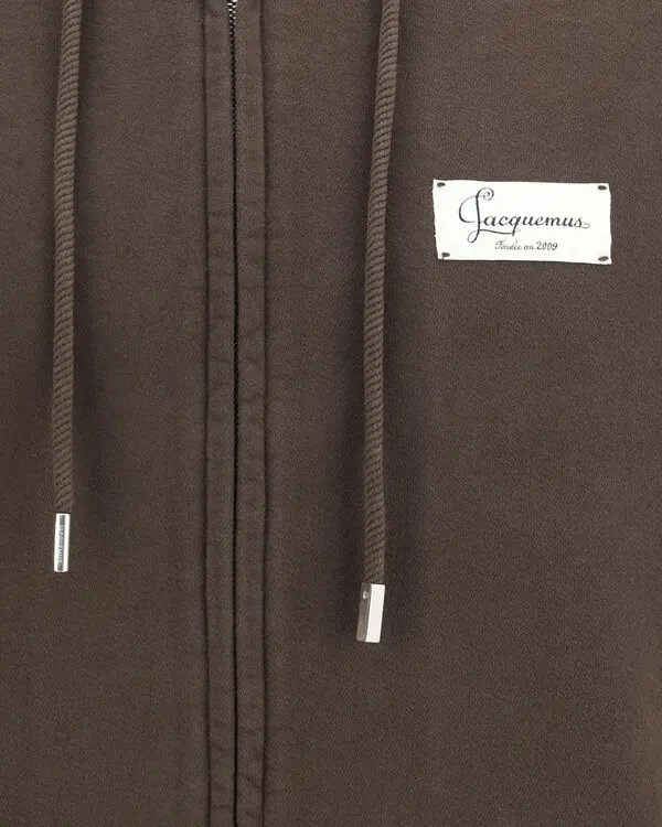 Jacquemus Le Ontaigne Hooded Sweatshirt Ale - Brown