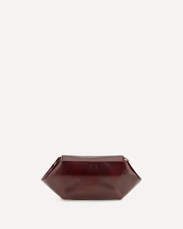 GANNI Bou East/west Crossbody Bag - Bordeaux