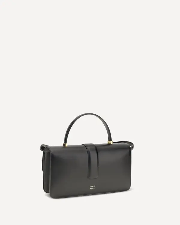 Khaite Blake Top Handbag - Black