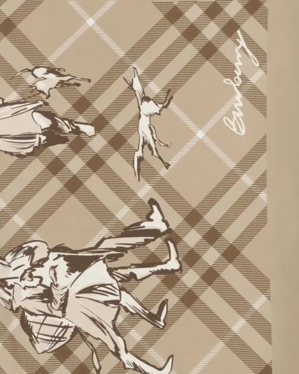 Burberry Check Silk Twill Scarf