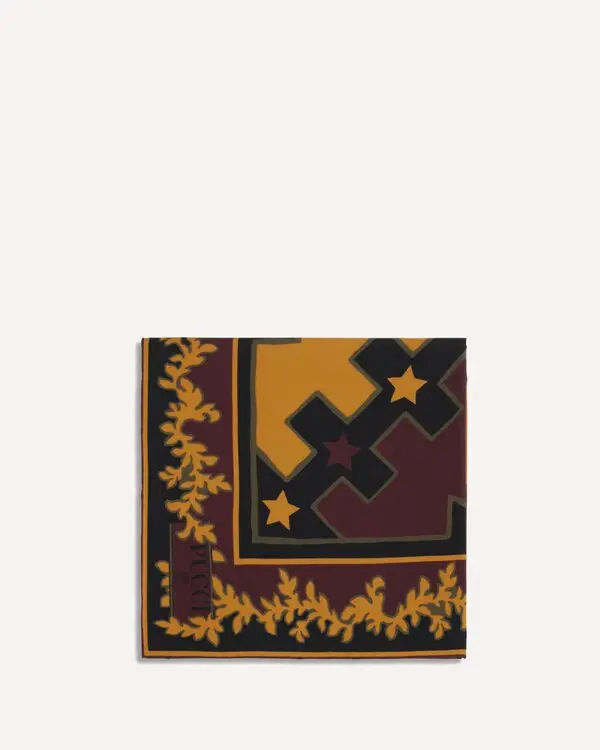 Emilio Pucci Printed Silk Twill Scarf - Multicolour