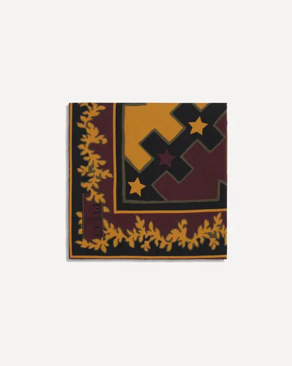 Emilio Pucci Printed Silk Twill Scarf