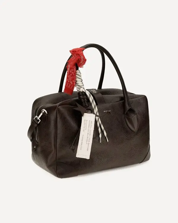 GOLDEN GOOSE Vita Medium Leather Travel Bag