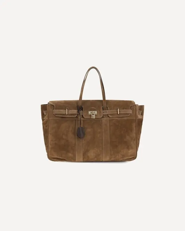 Brunello Cucinelli Explorer Suede Travel Bag