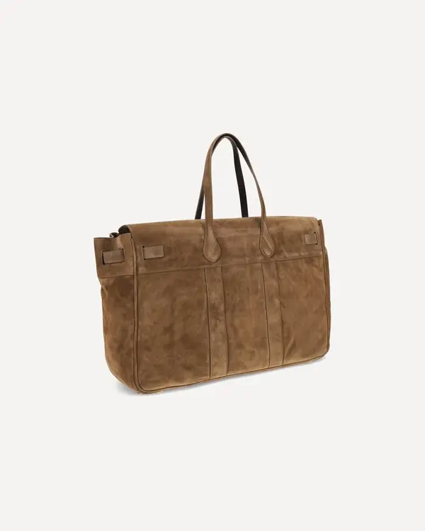 Brunello Cucinelli Explorer Suede Travel Bag